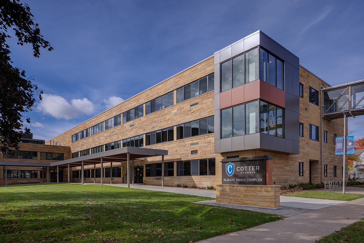 Cotter Schools Classroom Building Renovation & Residence Hall - BWBR