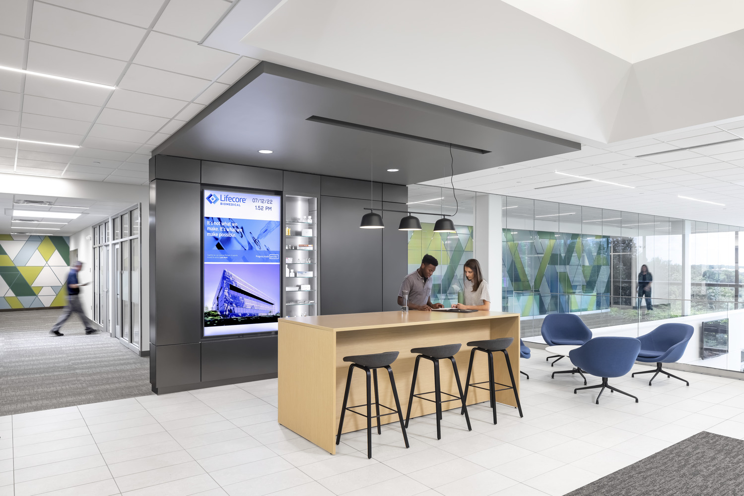 Lifecore Biomedical, Lobby, Breakroom, and Quality Control Lab ...